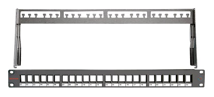 Datwyler Cables - ‎418019 - Patch Panel KS 24x Keystone Cat6 19" 1U ...